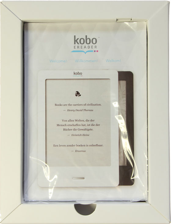 Unboxing: Kobo eReader Touch Edition - GadgetGear.nl