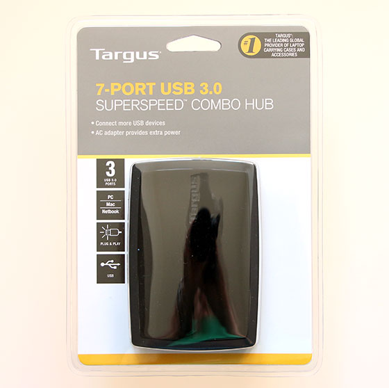 Review: Targus 7-Port USB 3.0 Superspeed Combo Hub - GadgetGear.nl
